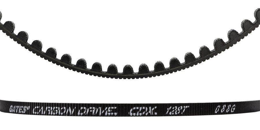 GATES CDX Carbon Drive Belt 128T Black/black Pitch: 11 mm, Width: 12 mm ...